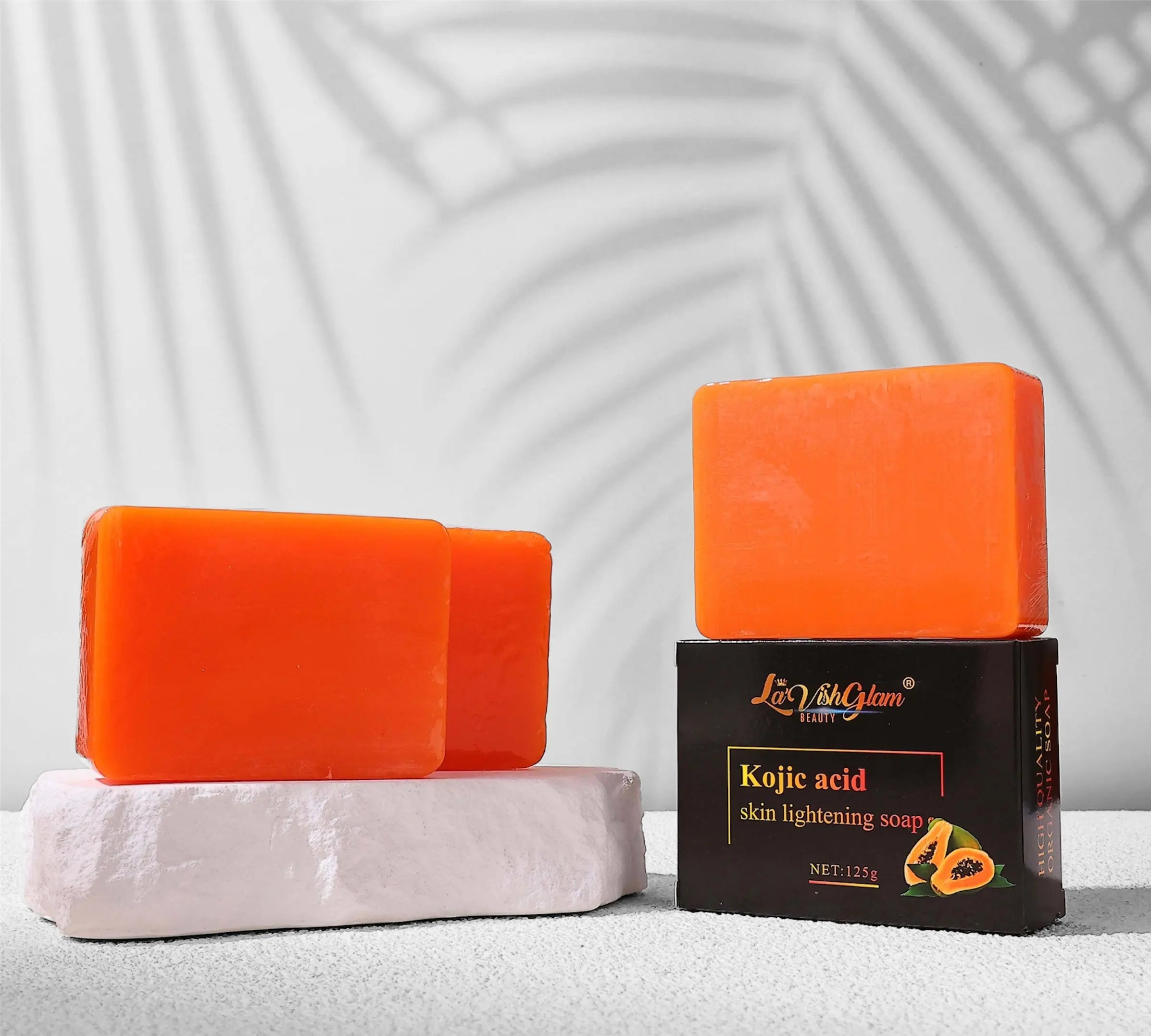 Kojic Acid Papaya Soap (2 Bars) – La’Vish Glam® LLC